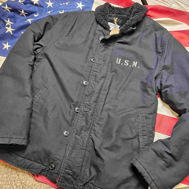 DECK JACKET USN - US NAVY - Snake Patch