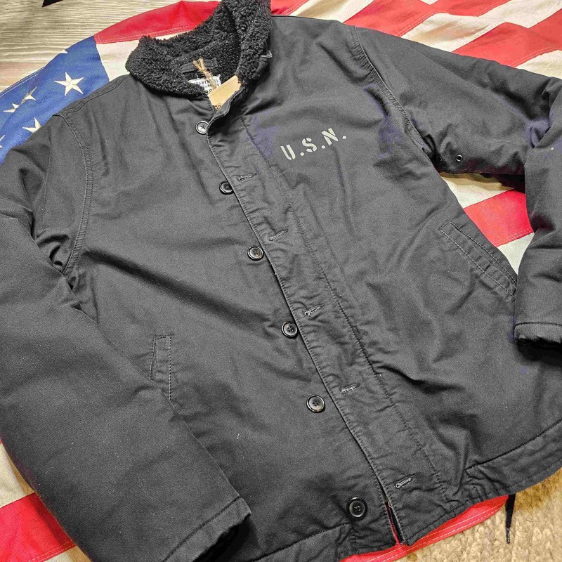 DECK JACKET USN - US NAVY - Snake Patch