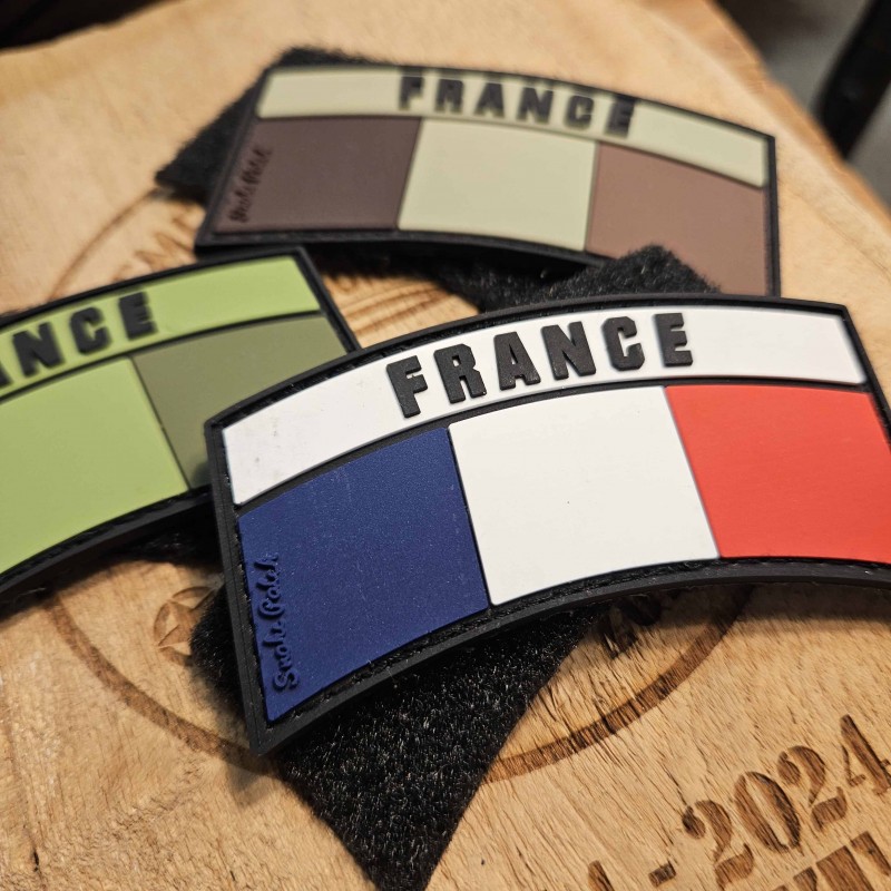 PATCH 3D FRANCE DEMI LUNE COULEUR - Armée Française - Snake Patch